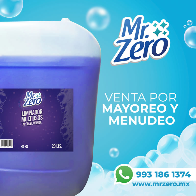 Limpiador Multiusos Aroma Lavanda 20 Litros | ZeroVirus