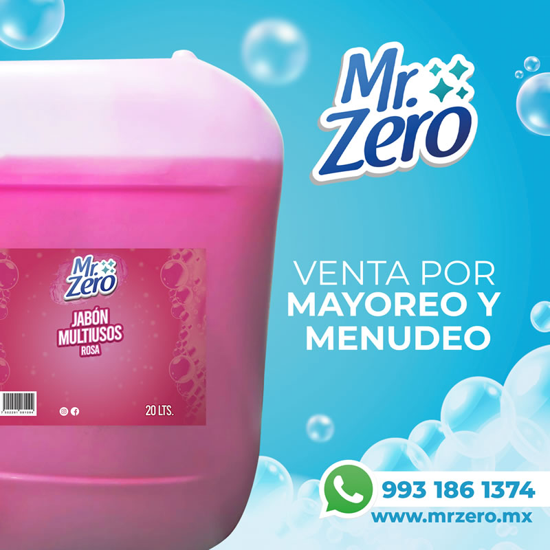 Jabón Líquido Zote Rosa 20 Litros | ZeroVirus